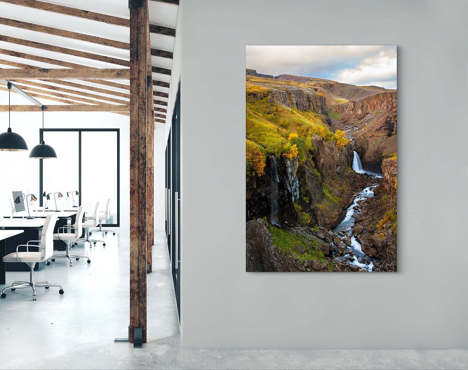 Golden Falls | Iceland | Tamara Gooch Fine Art Photography